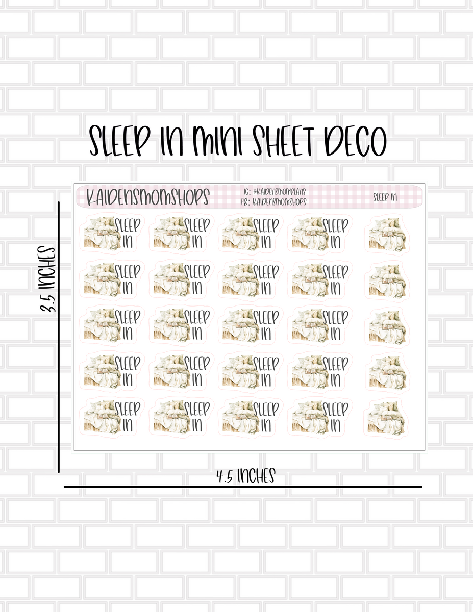 Sleep In Mini Deco Sheet – KaidensMomShops